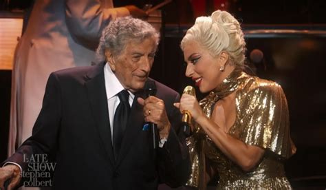 Watch Lady Gaga And Tony Bennett Sing Anything Goes On Colbert