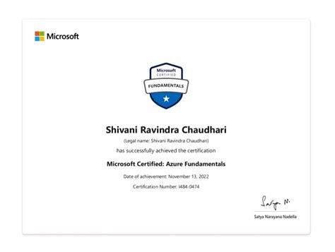 shivani chaudhari on linkedin microsoft azure microsoftcertified