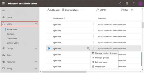 Microsoft Admin Center