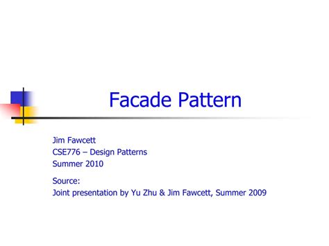 Ppt Facade Pattern Powerpoint Presentation Free Download Id9172963