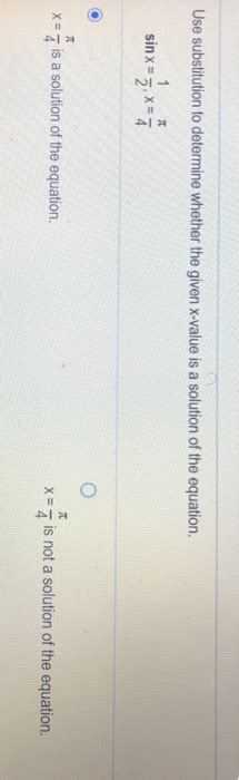 Solved Use substitution to determine whether the given | Chegg.com