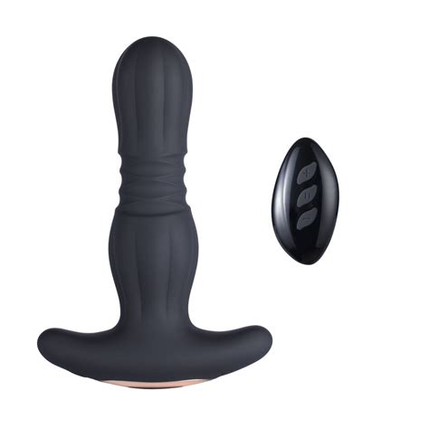 Agas Thrusting Butt Plug With Remote Control SteamyFun