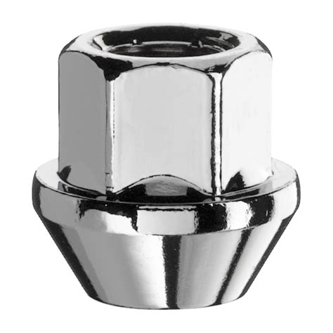 Dado Ruota Auto Aperto Sede Conica Chiave Passo M X Zinc Bianca D D