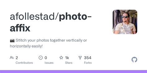 Github Afollestadphoto Affix 📷 Stitch Your Photos Together