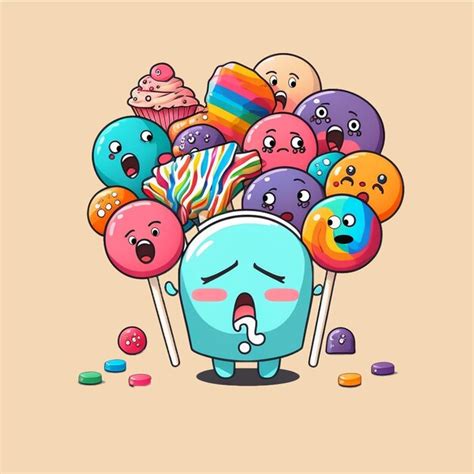 Premium Vector Sugar Cute Icon Minimal Design