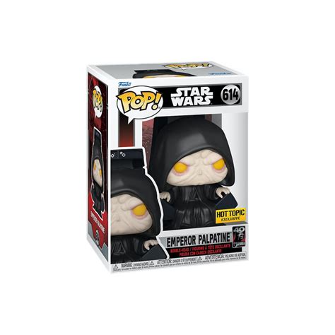 Funko Pop Star Wars Rotj 40th Anniversary Emperor Palpatine Hot Topic