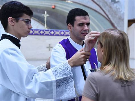 Missa desta Quarta feira de Cinzas no Santuário Santuário do Pai das Misericórdias