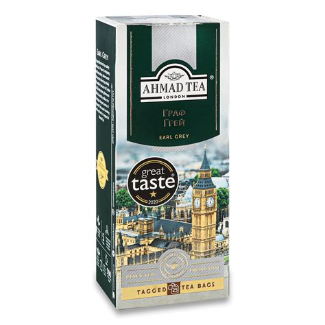 Чай Ahmad tea «Граф Грей» 25*2г – онлайн-супермаркет «Сільпо»