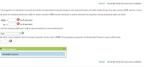 Solved Hint S Check My Work No More Tries Available The Chegg Com