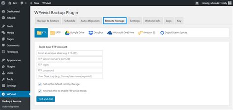 backup restore and transfer wordpress with wpvivid