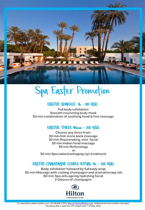 Enjoy The Easter At Hilton Hilton Luxor Resort And Spa Facebook