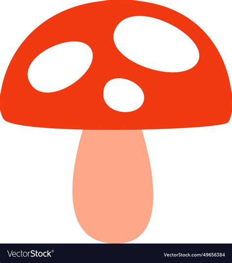 Fly Agaric Mushroom Royalty Free Vector Image VectorStock