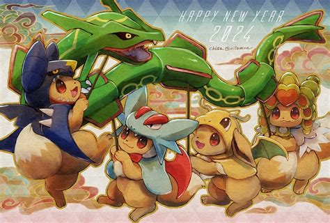 Eevee Garchomp Dragonite Rayquaza Salamence And More Pokemon Drawn By Momomo Danbooru