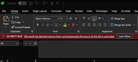 Excel Macro Security Microsoft Community Hub