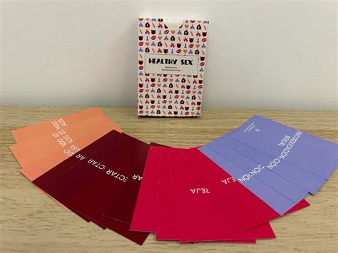 Baraja De Cartas Healthy Sex Ver Nica Victorio Psicolog A Sexolog A Y Pareja