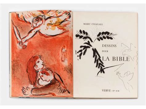 Marc Chagall Dessins Pour La Bible 24 Original Lithographs Paris