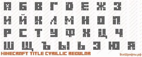 Minecraft Font