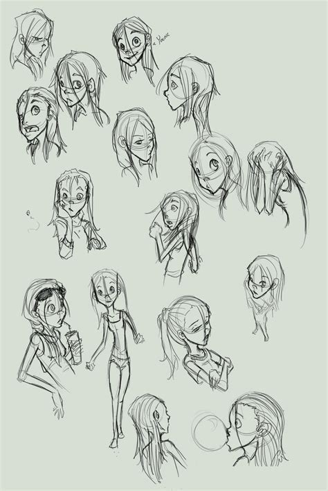 Violet Parr Sketches By Lledra On Deviantart