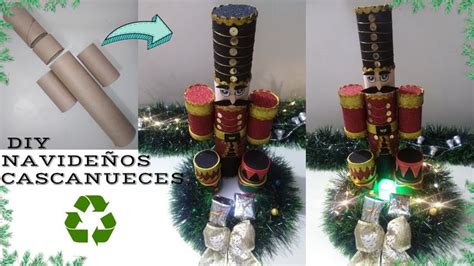 Pin on cascanueces navideños con reciclaje
