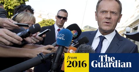 Donald Tusk Says Brexit Talks Likely Early 2017 After Speaking To May