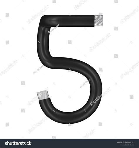 31852 Number Cables Gambar Foto Stok And Vektor Shutterstock