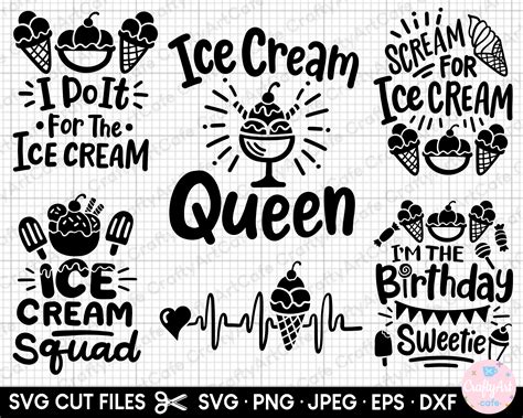 Ice Cream Svg Bundle Ice Cream Png Bundle Ice Cream Svg Cricut Shirt