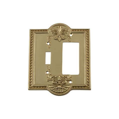 Historic Houseparts Inc Meadows Switchplates Solid Brass Meadows