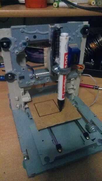 Mini CNC Plotter Arduino Basado Paso La Base Del Papel Askix