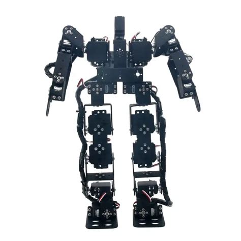 17 Dof Diy Bipedal Humanoid Robot Kit With Servo Motors