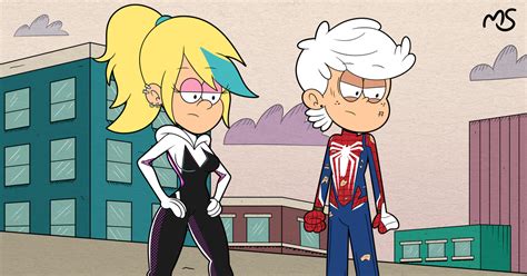 Theloudhouse Theloudhouse Fanart Monthly Request Spider Couple