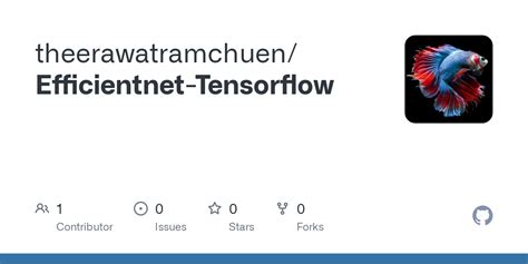Github Theerawatramchuen Efficientnet Tensorflow