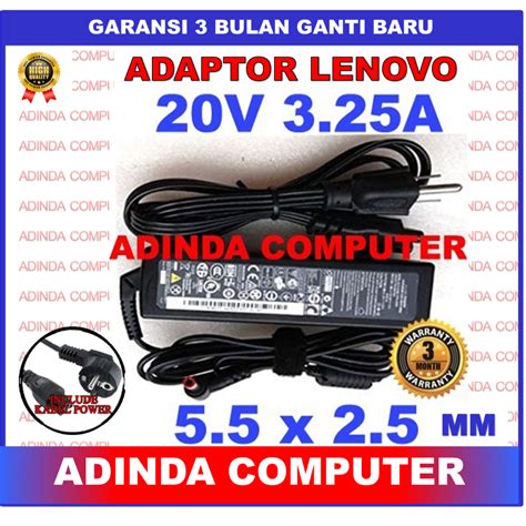 Jual Adaptor Charger Lenovo Thinkpad T410 T420 T430 Shopee Indonesia