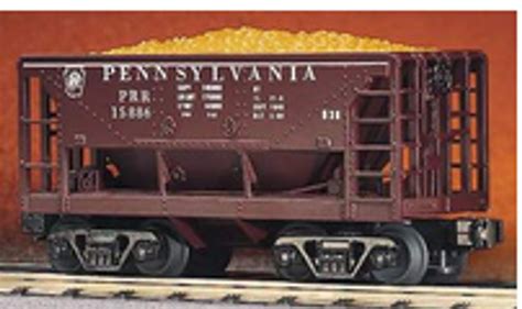 Mth Railking Scale Prr Shadow Keystone Ore Car Wload 3 Rail The