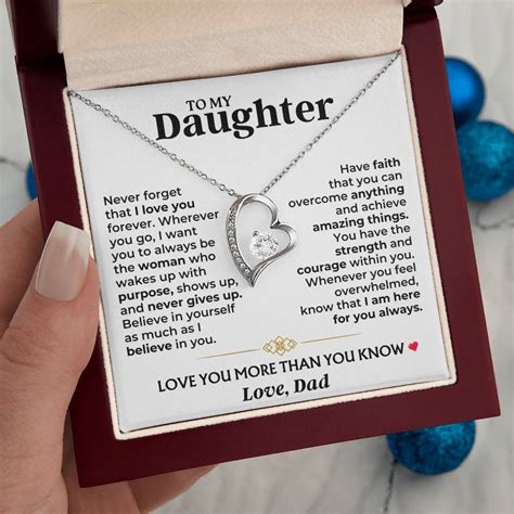 To My Daughter Dad Love You More Than You Know T Set Ss604d Sugar Spring Co