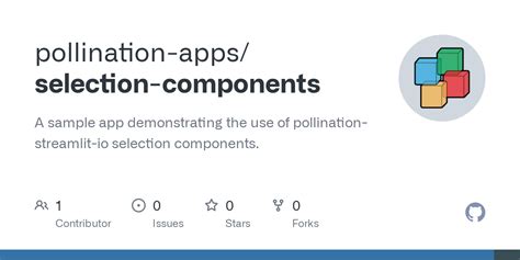 Github Pollination Appsselection Components A Sample App
