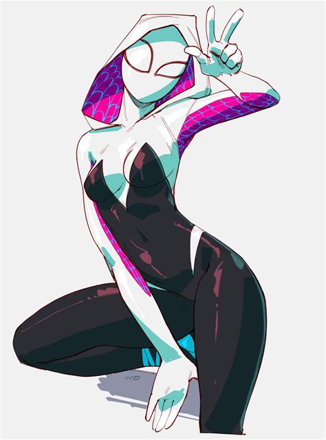 Gwen Stacy And Spider Gwen Marvel And More Drawn By Tyto Alba Danbooru