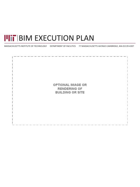 Mit Bim Execution Plan Pdf Building Information Modeling Autodesk Revit