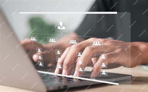 Premium Photo Organization Chart With Hierarchy Structure Of Teams And Employees In Company