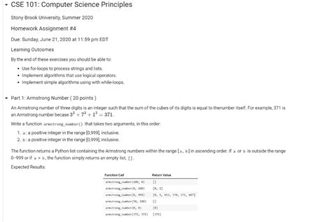 Solved Cse 101 Computer Science Principles Stony Brook