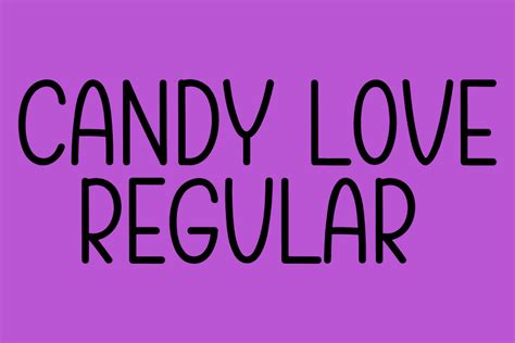 Candy Love Font · 1001 Fonts