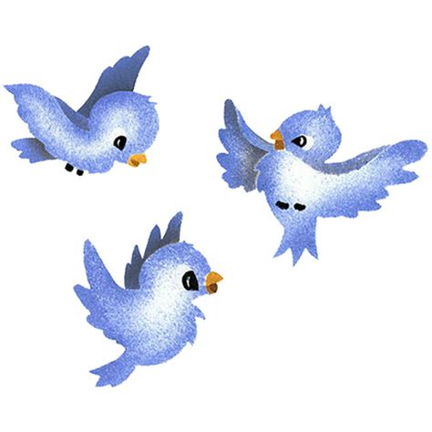 Tweety Birds Wall Stencil E114 By Designer Stencils