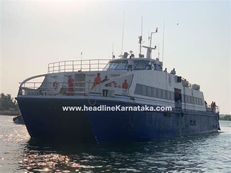 First Tourist Speed Boat Vessel Arrives From Lakshadweep To Mangalore