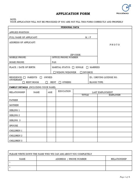 Iso Application Form Mpi English Pdf Sibling