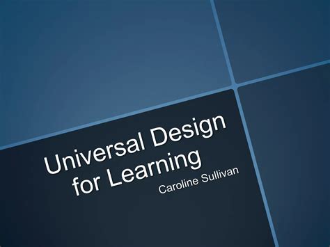 Udl In The Classroom Ppt