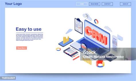 Crm 시스템 웹 페이지 3차원 형태에 대한 스톡 벡터 아트 및 기타 이미지 3차원 형태 개념 개념과 주제 Istock