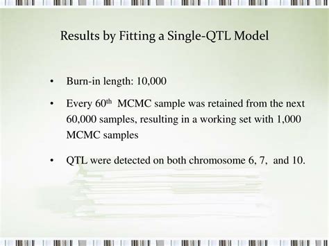 Ppt Bayesian Functional Mapping Of Complex Dynamic Traits Powerpoint Presentation Id 1483519