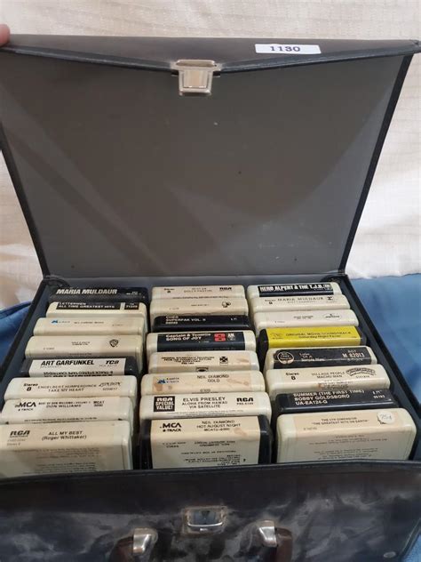 8 Track Tapes And Case