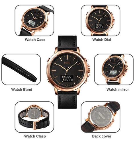 Skmei 1652 Original Analog Digital Luxury Watch For Men, Skmei Mens ...