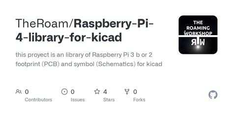 Github Theroamraspberry Pi 4 Library For Kicad This Proyect Is An Library Of Raspberry Pi 3