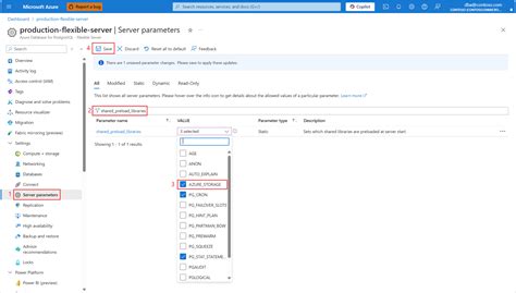configuring pg stat statements in azure postgresql flexible server